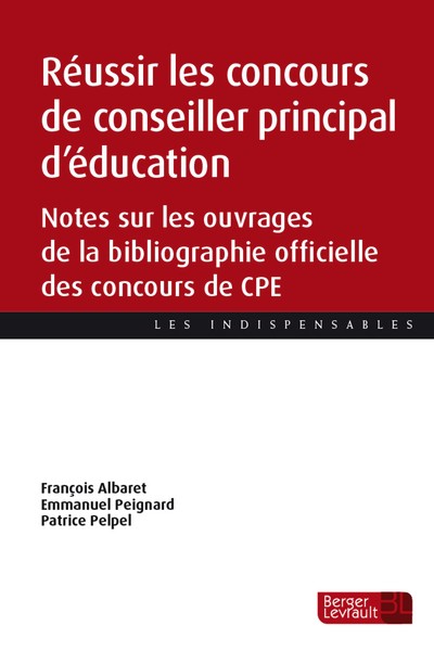 Réussir les concours de conseiller principal d'éducation - Organisation ...