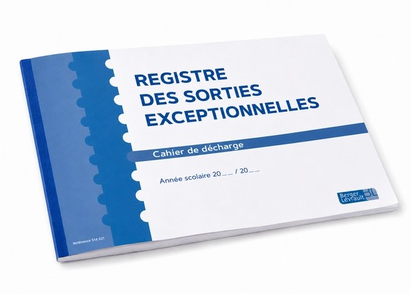 Registre des sorties exceptionnelles (cahier de décharge) - Sorties ...